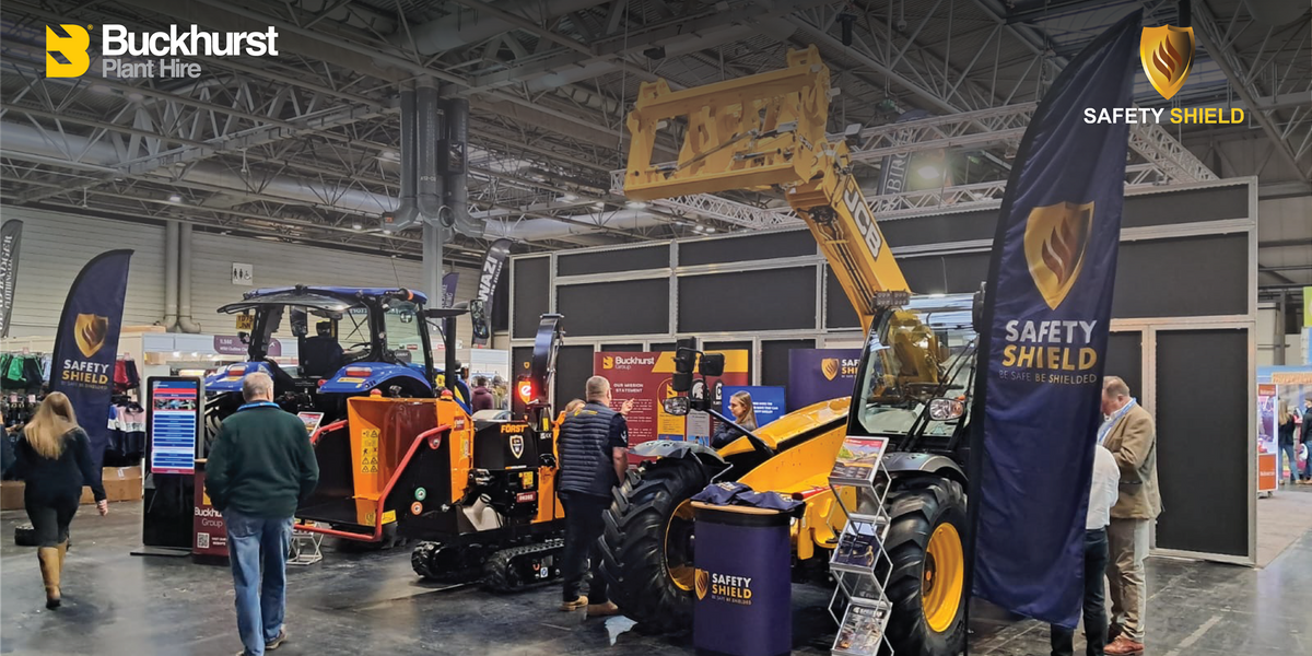 Buckhurst Plant Hire Attends LAMMA With Safety Shield
