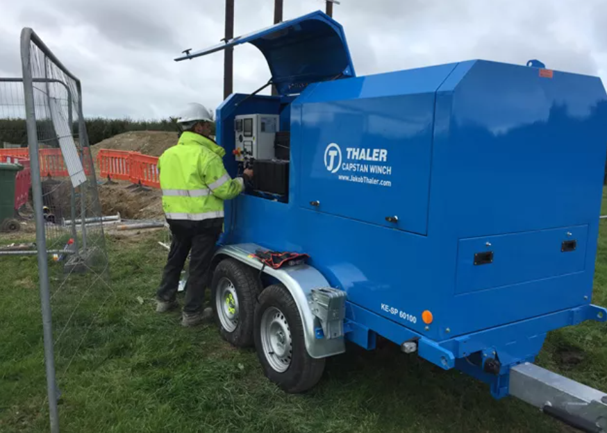 10T Towable Winch | Buckhurst Plant Hire | Underground Utilities