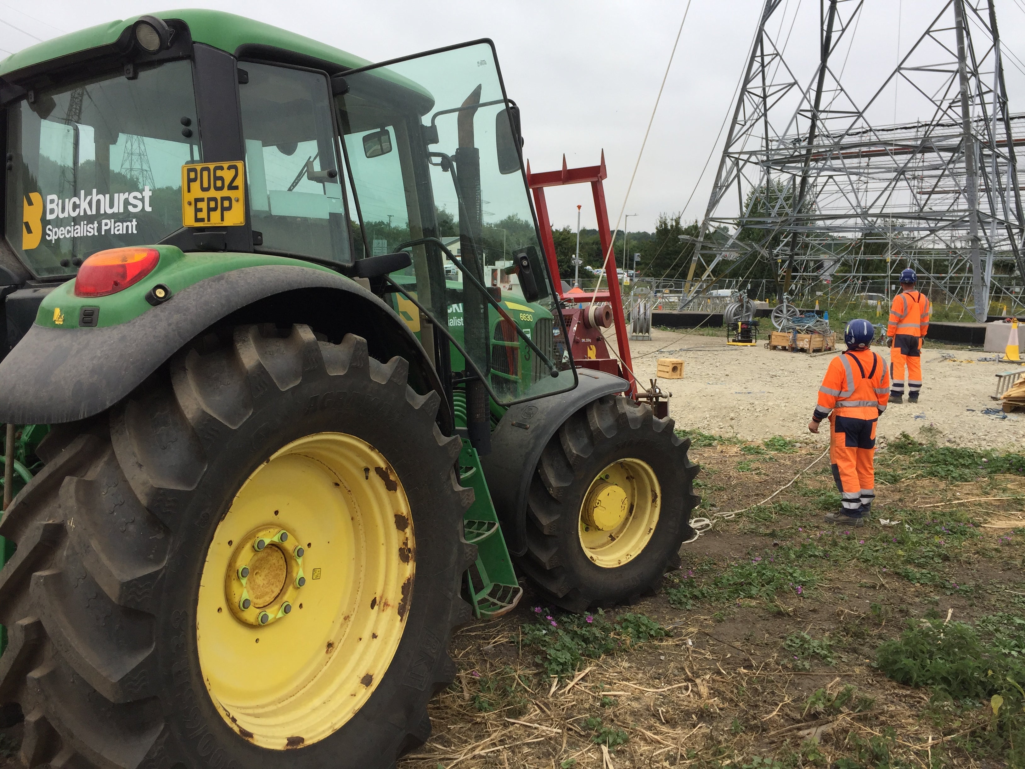 Tractor Winch | Buckhurst Plant Hire | Overhead Lines