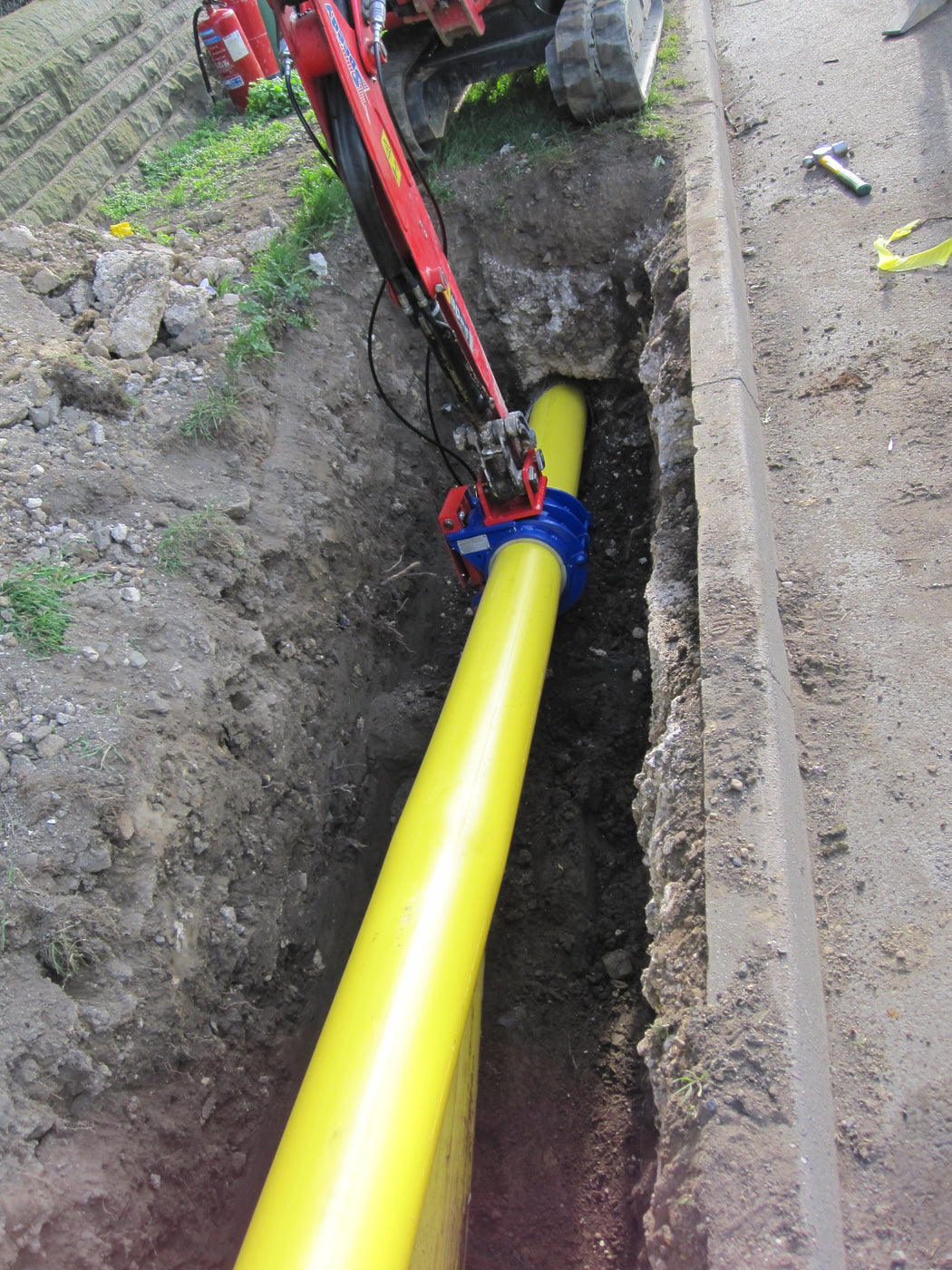 Pipe Pusher | Buckhurst Plant Hire | Pipeline Rehabilitation
